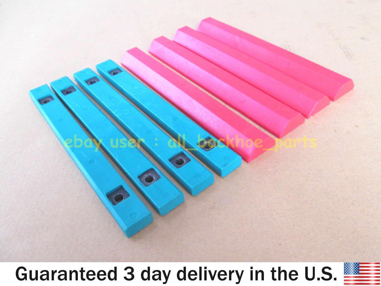 JCB BACKHOE - TOP & BOTTOM WEAR SLIDES EXTRADIG, 8 PCS. (331/27389 ...