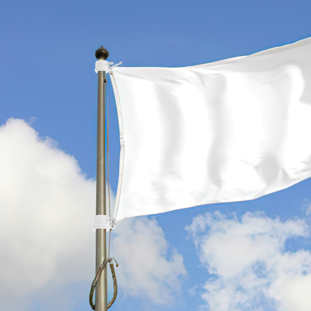 2PCS flag hole clips Flag Pole Holder Rotating Flag Mounting Rings | eBay