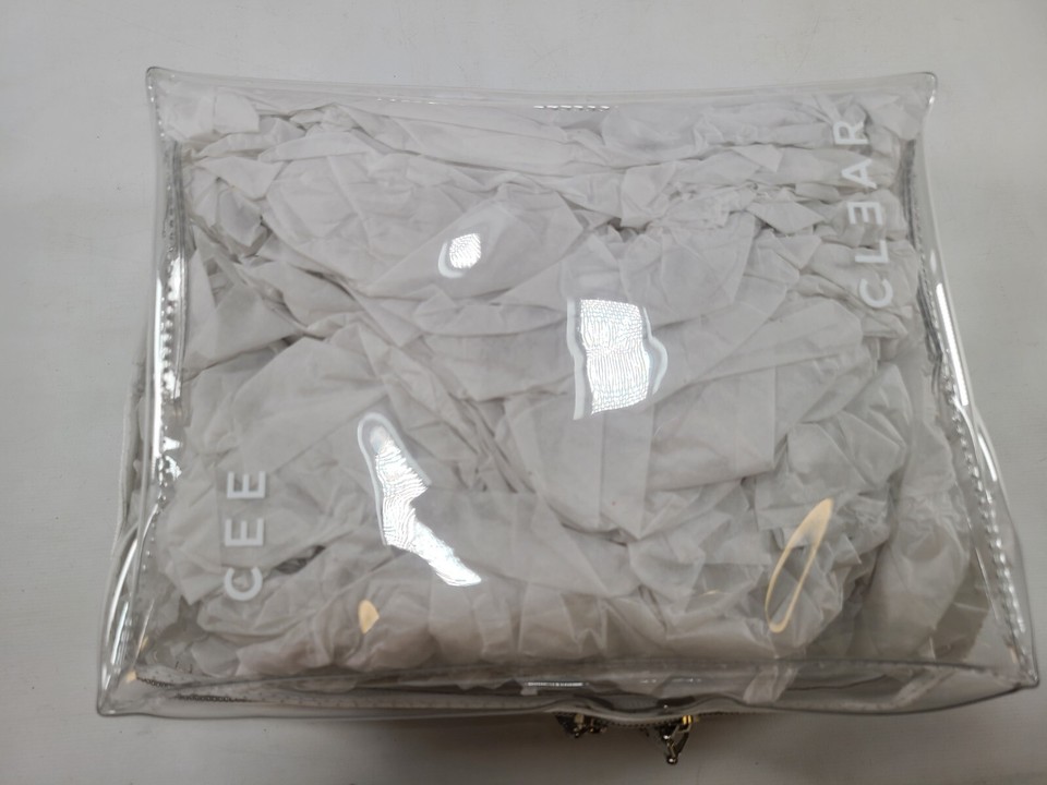 Cee Clear Women's Cosmetics Case Transparent PVC Double Zip Closure | eBay