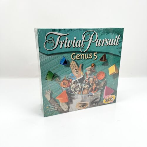 TRIVIAL PURSUIT Genus 5 Trivia Board Game New/SEALED Original Box ...