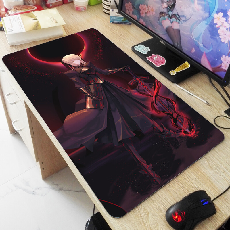 Fate Stay Night Anime Print Mouse Pad Play mat GAME Desk Mousepad 40 ...