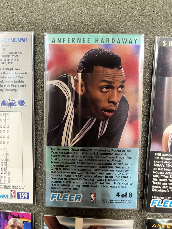 1993 1994 95 NBA Jam Session Lot Jordan Shaq Anfernee RC Slam Dunk Hero ...