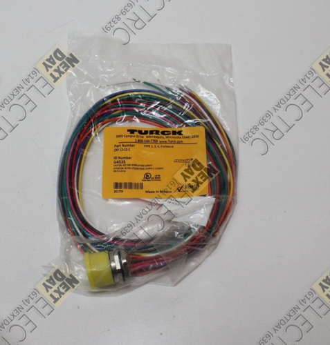 Turck, CKF 12-12-1, U4535, Multi Fast Panel Plug Connector 12p Female ...