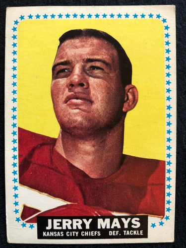 1964 Topps Football Card *SET BREAK* Jerry Mays #104 Ex!! Range CF | eBay