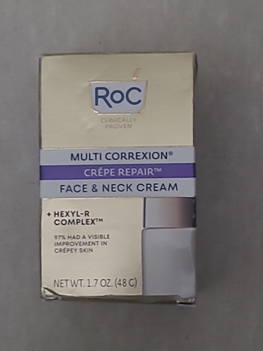RoC Multi Correxion Crépe Repair Face & Neck Cream - 1.7 oz (48g ...