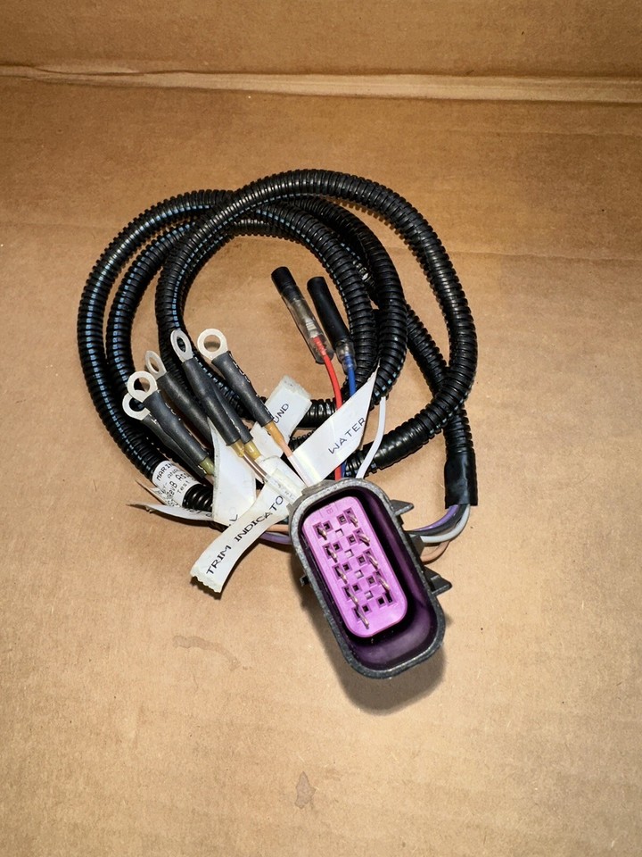 84-892990T01 Quicksilver Mercury Mercruiser Marine Analog Gauge Harness ...