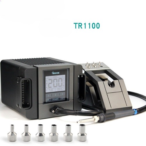 TR1100 Touch Dormancy 200W Hot Air Gun Soldering Station for SMD Rework ...