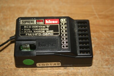 HiTec RCD 3500 HFD-08RD 72MHz RECIEVER 8ch Negative shift Futaba | eBay