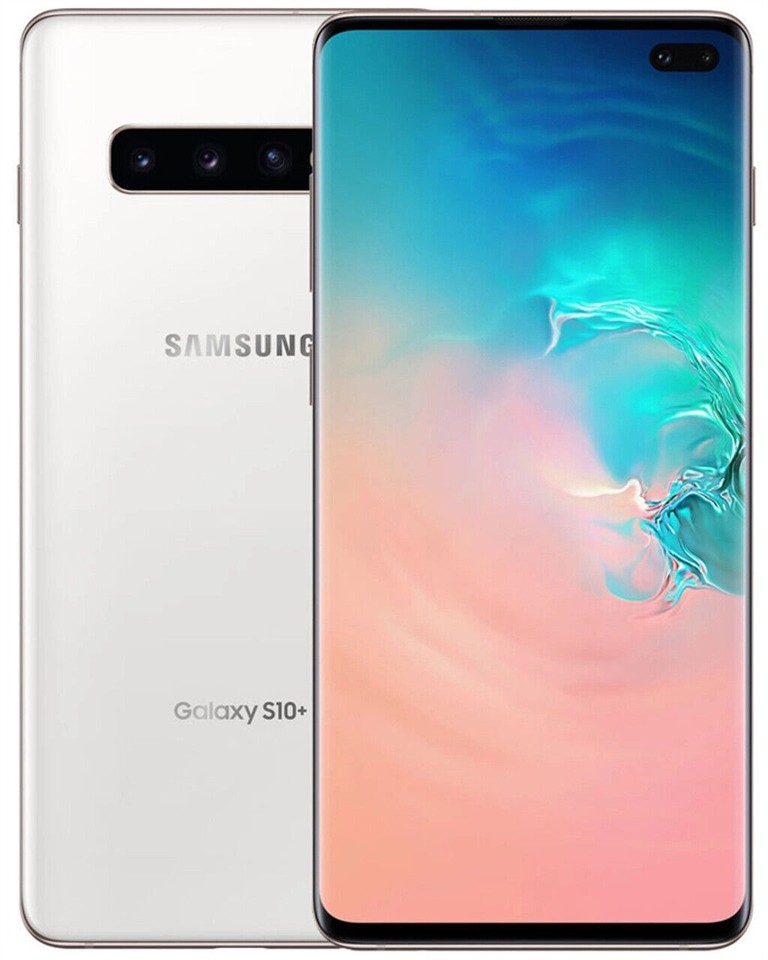 NEW Samsung Galaxy S10+Plus SM-G975U 128GB Factory Unlocked Smartphones ...
