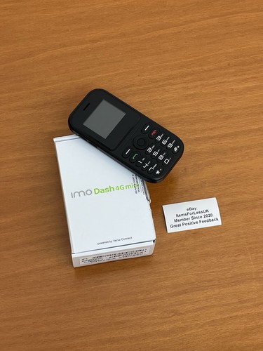 NEW BOXED IMO Dash 4G Mini Mobile Phone 4G Dual Sim Unlocked Black - UK ...