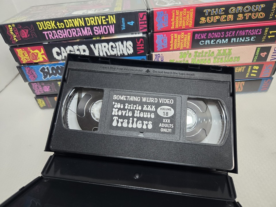 Something Weird Video - Lot Of 11 VHS Tapes Rare Scare Films Horror ...