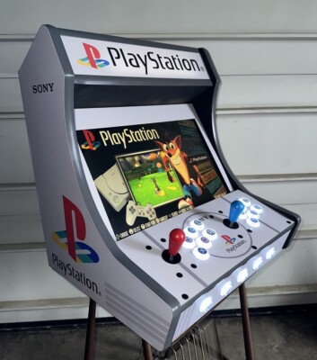 Custom PlayStation Multicade Tabletop Bartop Arcade Cabinet Raspberry ...
