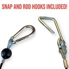 2 x 80" Long Replacement Cables (w/hooks) For Bowflex Xtreme / Xceed ...