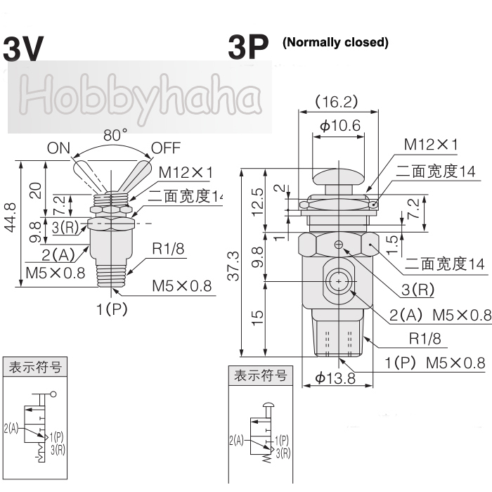 1Pcs TAC-3P Toggle valve Mechanical valve Manual valve | eBay