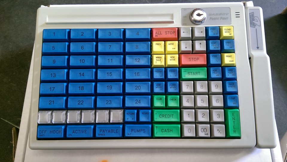 NEW Gasboy Profit Point POS Keyboard C09359 M530-110-11296 Series 500 ...