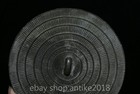 5.2" Ancient Chinese Shang Dynasty Palace Bronze Ware stripe bronze ...