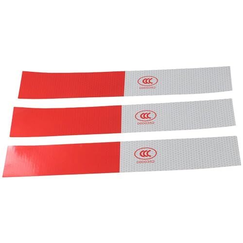 10 Pieces 2 x12 Inch Reflective Tape,Self Adhesive Safety Reflector ...