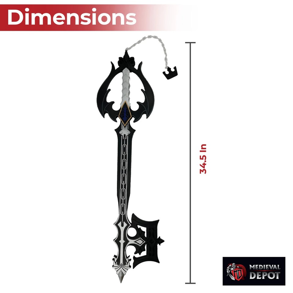 Kingdom Hearts Oblivion Keyblade A Dark and Powerful Replica Sword ...