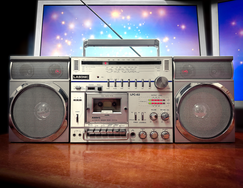 LASONIC LPC-82 🌈RaRe🌈 Vintage Stereo Cassette Boombox | eBay