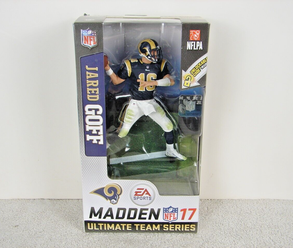 McFarlane EA Sports Madden NFL 17 Ultimate Team Series 3 Jared Goff ...