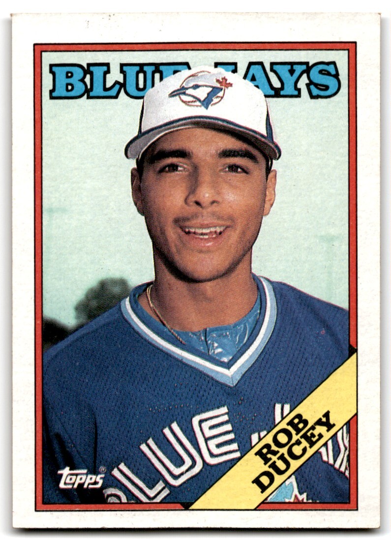 1988 Topps Baseball Card Rob Ducey Rookie Toronto Blue Jays #438 | eBay
