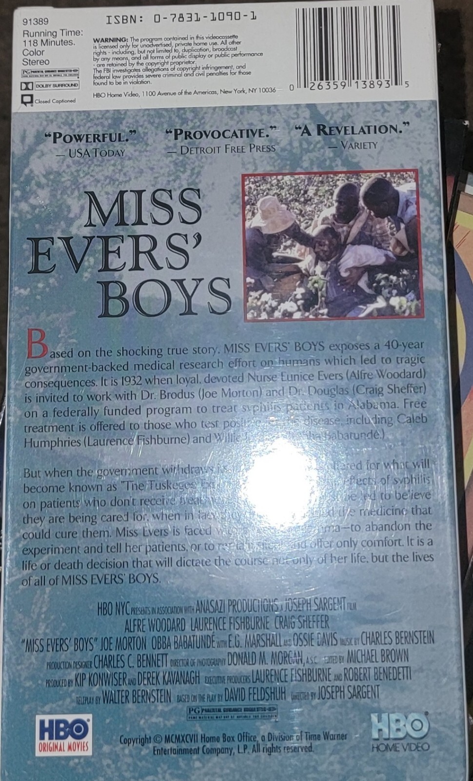 Miss Evers Boys (VHS, 1997) for sale online | eBay