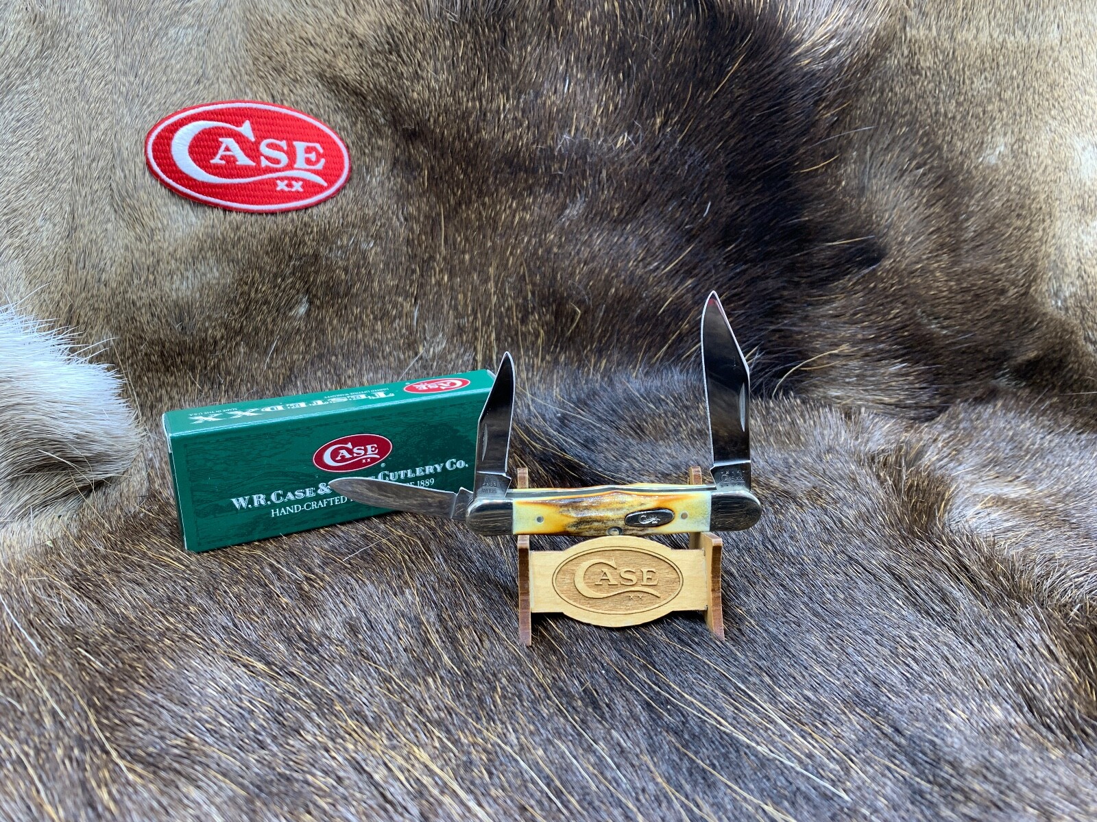 2000 Case Associate Set 5383 Whittler Knife Stag Mint Box Only 350 Made ...