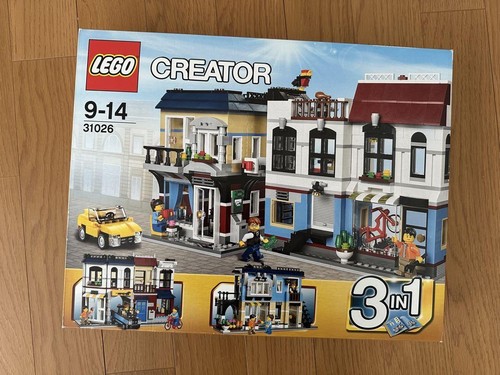LEGO Creator 31026 Bike Shop & Café Set 3in1 Modular Building Retired ...