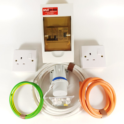 240V Mains Electric Hook Up Installation Kit T2/T4/T5 Van/Campervan ...