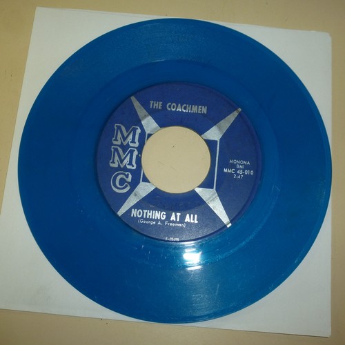 GARAGE BAND 45 RPM RECORD - THE COACHMEN - MMC 010 - BLUE VINYL | eBay