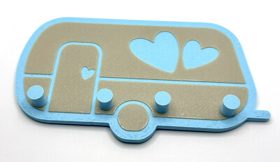 Caravan Key Holder Rack - 14CM Love Caravan Hook - Storage Organise ...