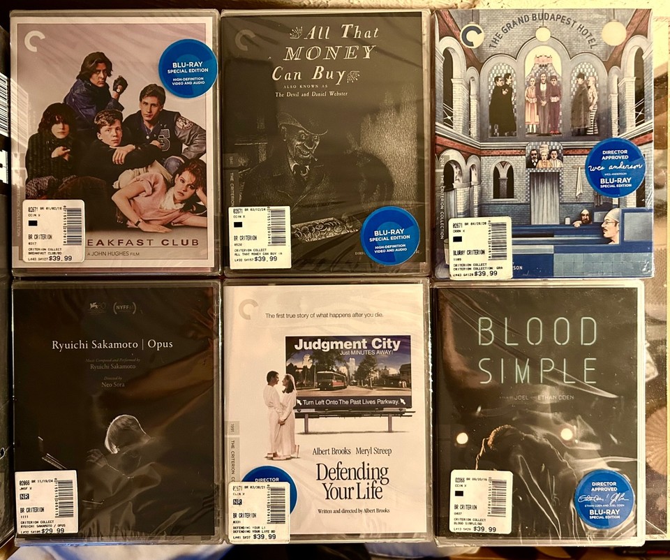 Criterion 25 Blu ray Lot New and Like New | eBay