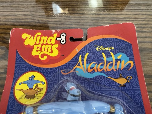 Vintage Disney Aladdin Genie Wind Ems Up NEW Old Stock Toy Magic Lamp ...