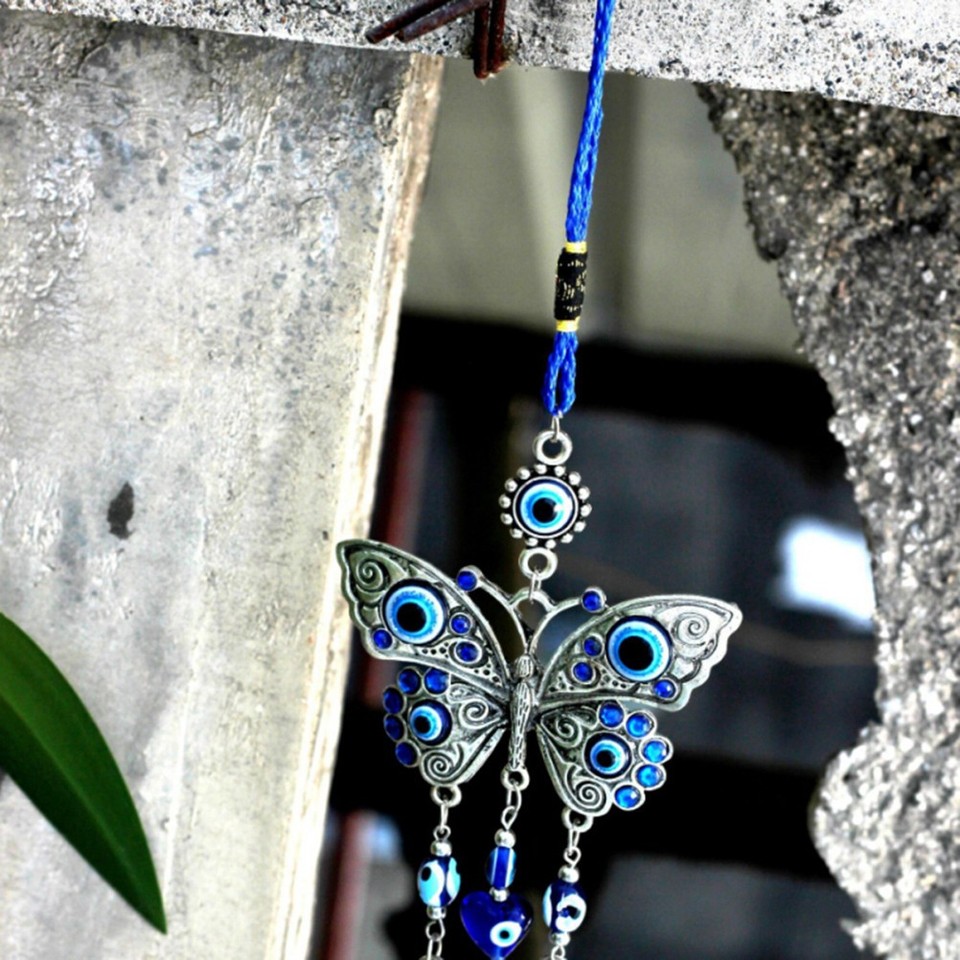 Turkish Glass Evil Eye Amulet Protection Wall Hanging Home Decor | eBay UK