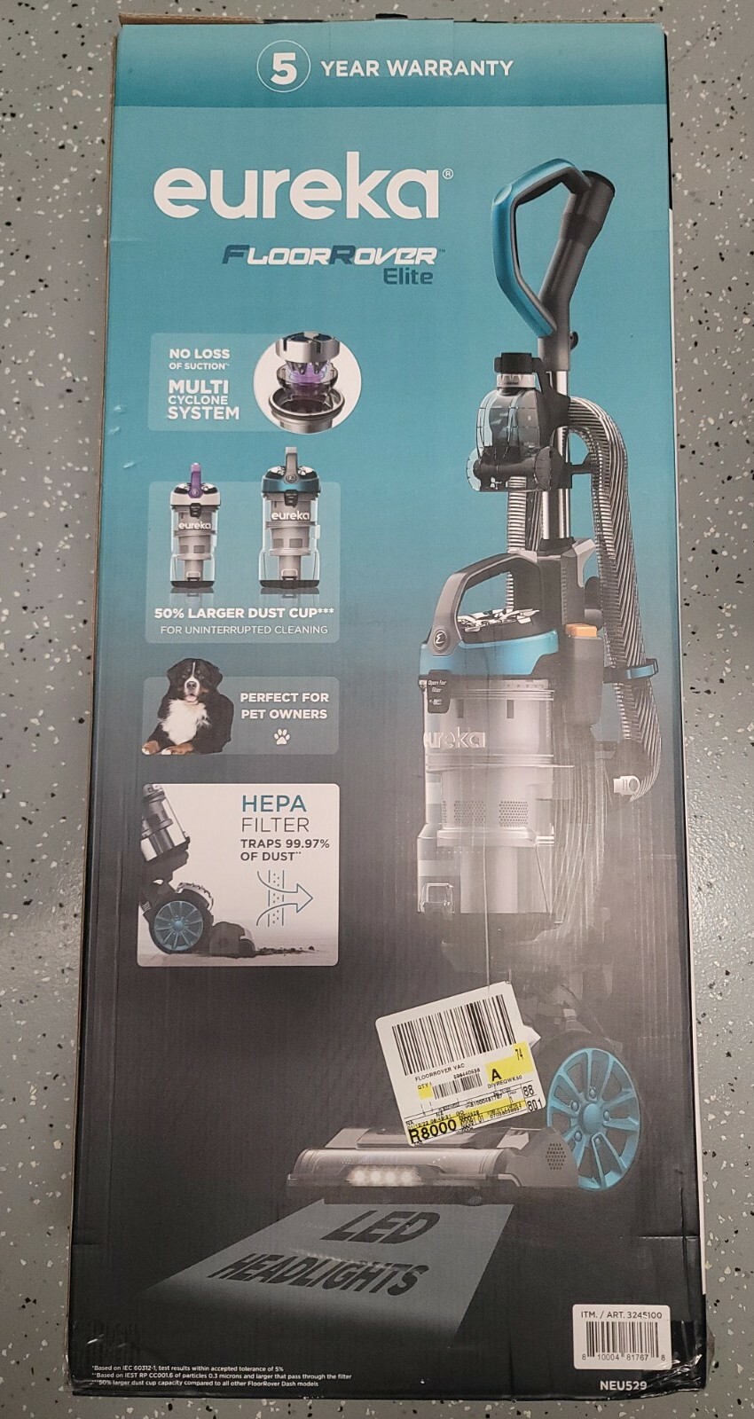 Eureka+FloorRover+Dash+Upright+Vacuum+%28NEU529%29 for sale online | eBay