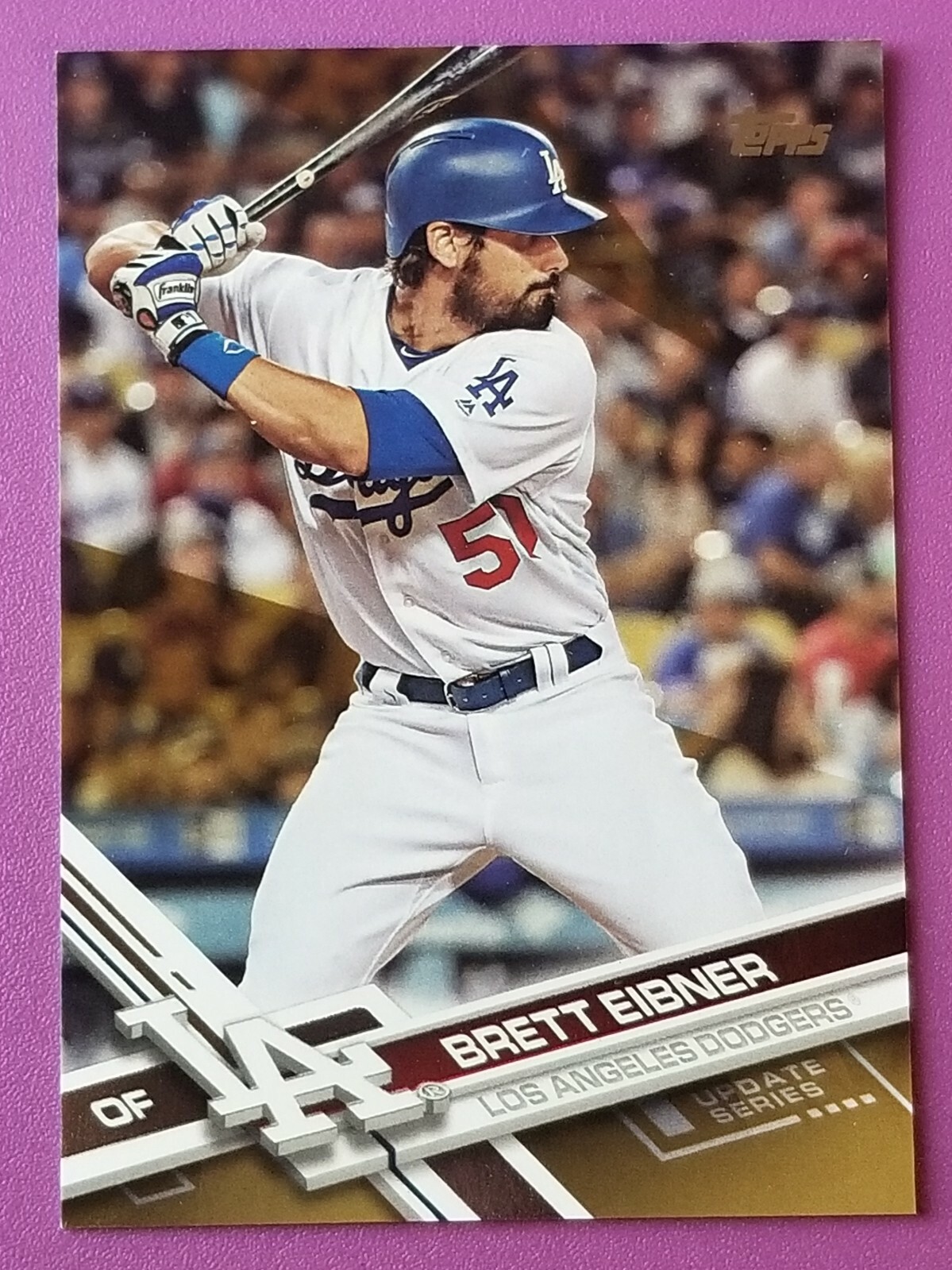 BRETT EIBNER 2017 Topps Update #US298 Gold Parallel #/2017 | eBay