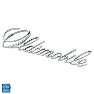 1971-1972 Cutlass Hood Script Oldsmobile Emblem - New | eBay