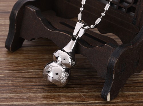 Titanium Steel Gourd Waterproof Medicine Box Pill Case Talisman ...