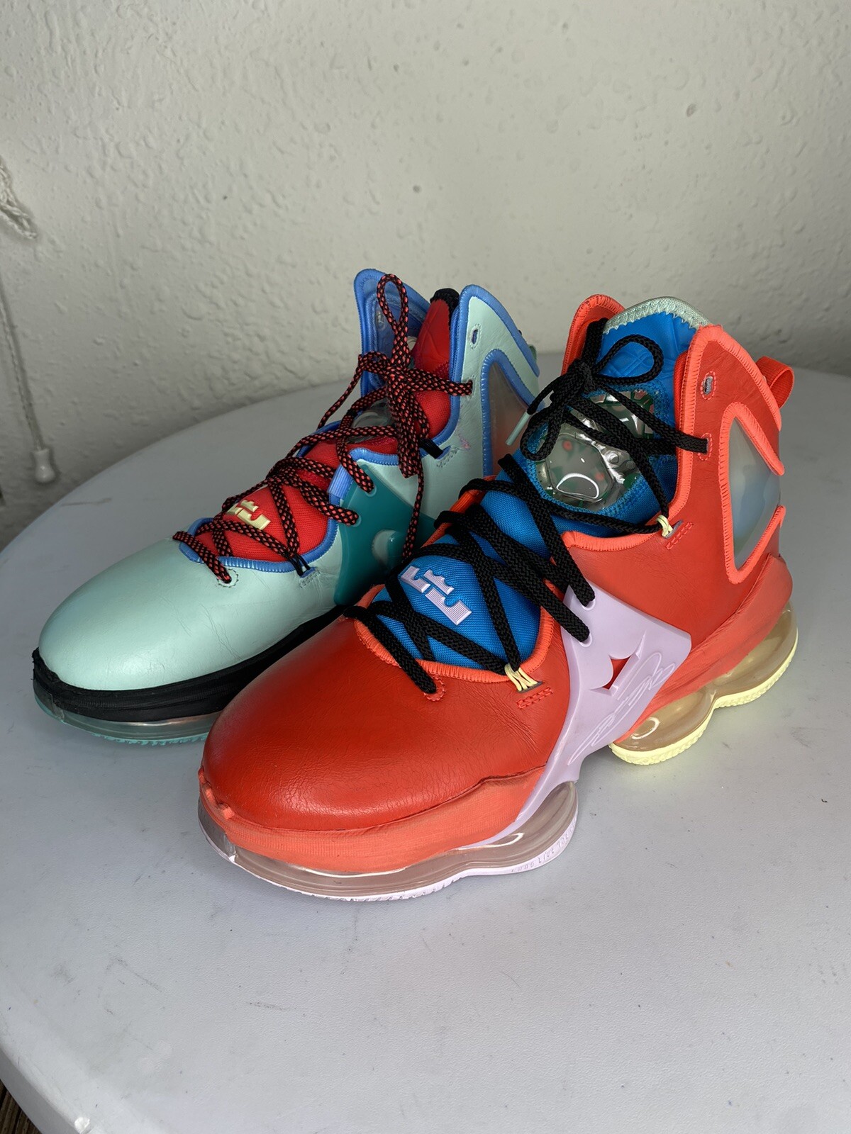 NIKE LEBRON 19 "THE MAP" BRAND LeBronival Red Green B… - Gem