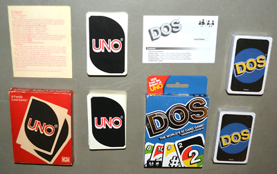 2 card games - UNO and DOS | eBay