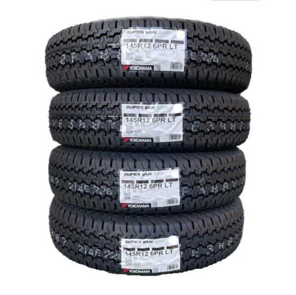 Yokohama Set of 4 Super Van Y355 145R12 6PR 12" Tires Tires from Japan ...