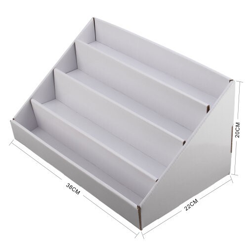 2X Card Display Stand 4 Collapsible Cardboard Greeting Counter Stand ...