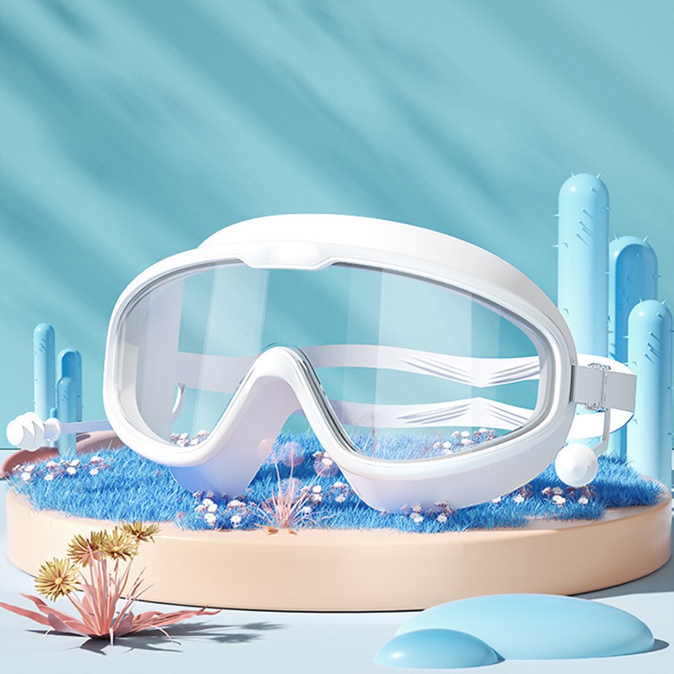 Swimming Goggles Ordinary/Myopia Type Anti-fog Large Frame Diving ...