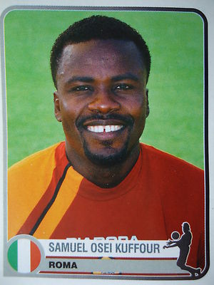 Panini 336 Samuel Osei Kuffour AS Roma Champions Europe 1955-2005 | eBay.de