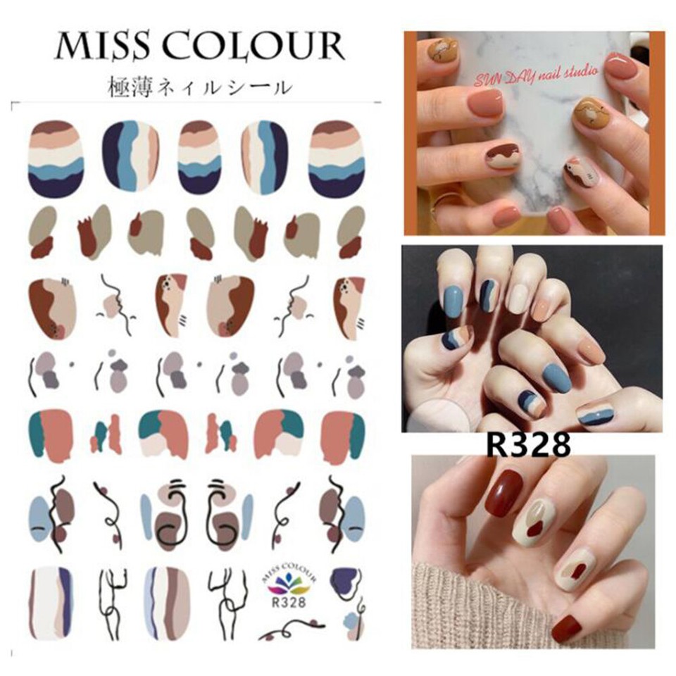 31 Different Styles Nail Stickers Waterproof Nail Art Design DIY Decals ...