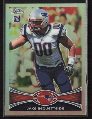 Jake Bequette 2012 Topps Chrome #42 Refractors New England Patriots | eBay