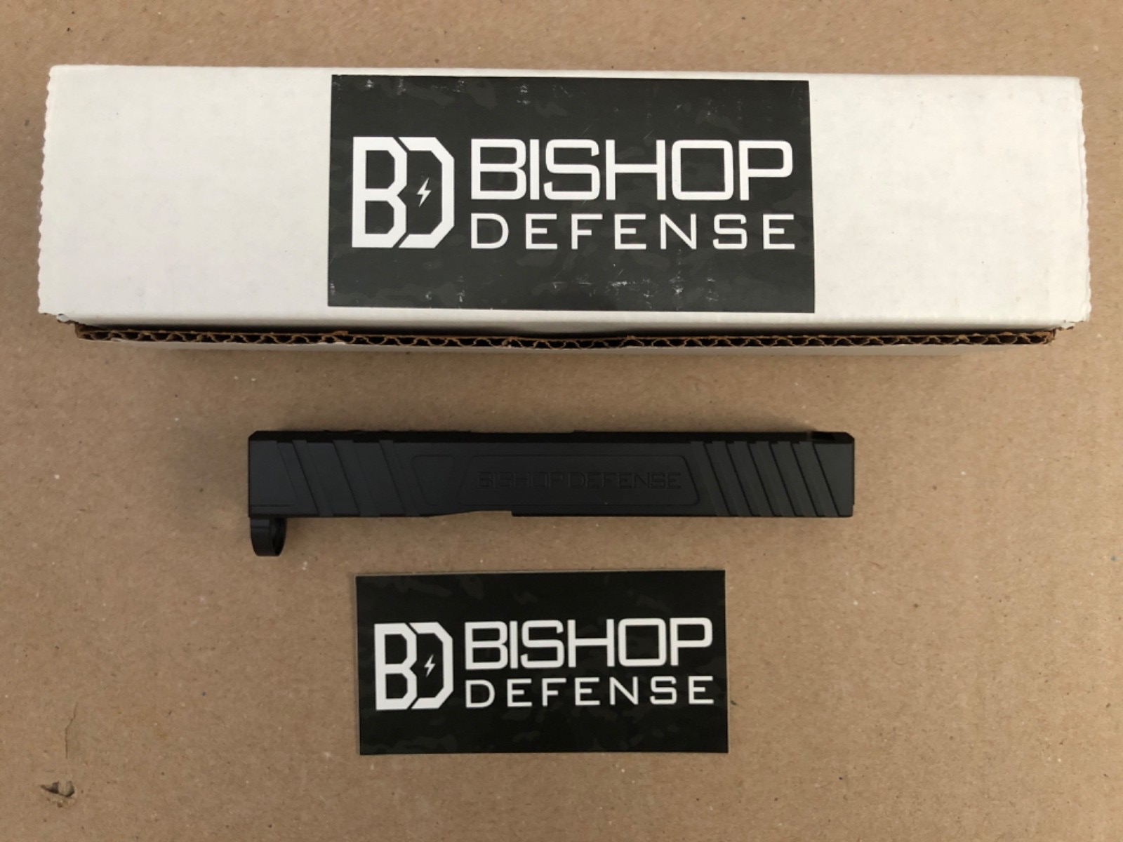 New Bishop Defense Tier 3 Glock 43 Slide G43 G43X Black 17-4 SS PSA ...