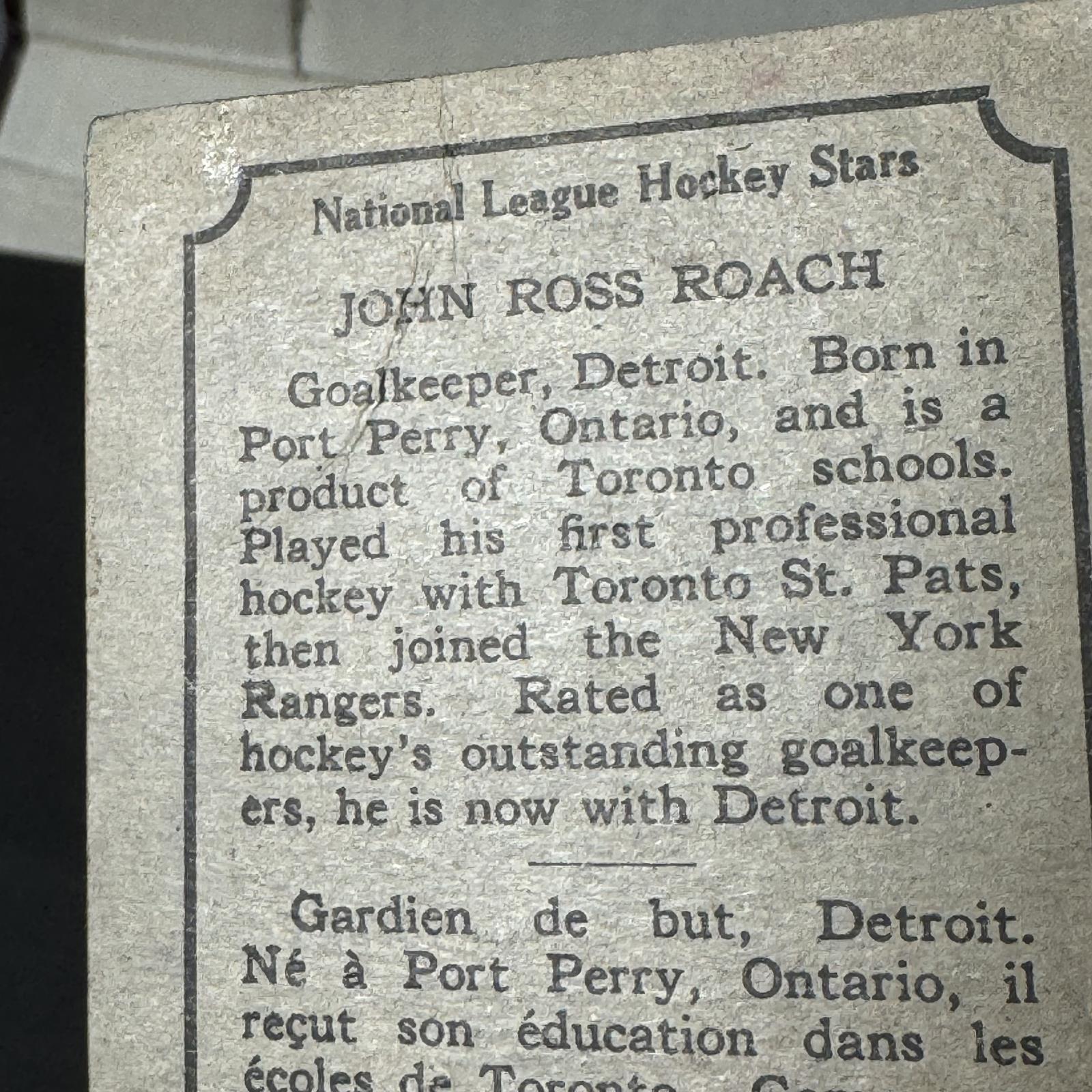 1933-34 O-Pee-Chee - Series B #53 John Ross Roach (RC) (POOR) | eBay