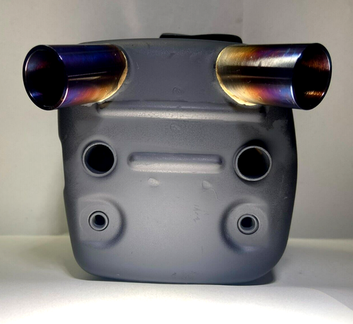 OEM HUSQVARNA 372XP 385XP 390XP 371 365 372 X-TORQ PORTED EXHAUST DUAL ...