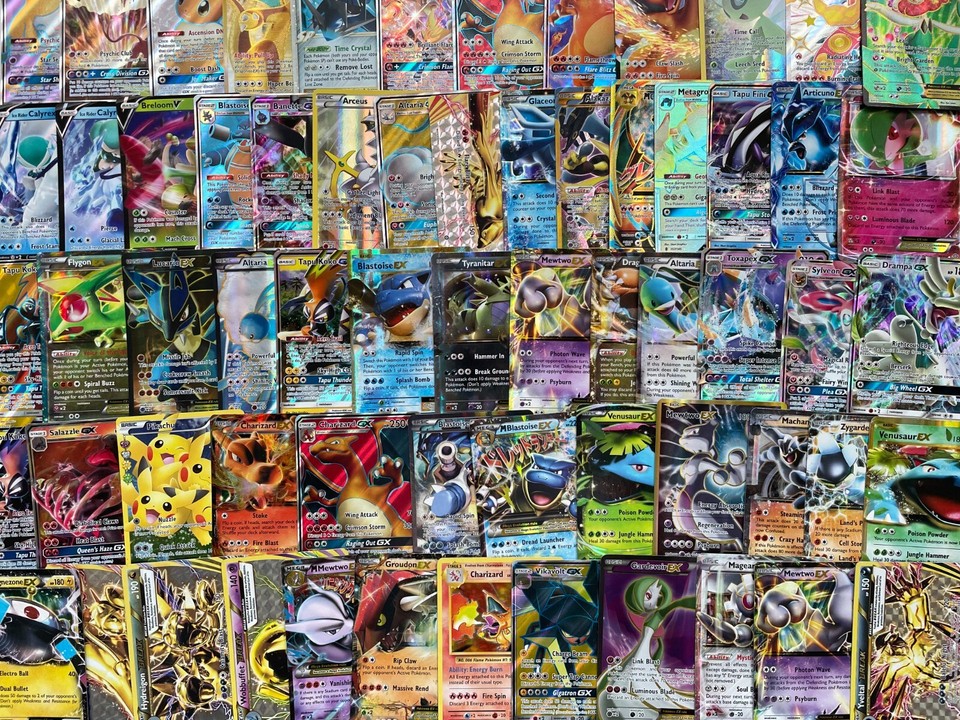 50x Pokemon Card Bundle TCG Rare Holo 100% Genuine Pokémon Cards ...